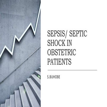 Sepsis in OBGY | PPTX