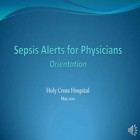 Sepsis alertspresentation hch final | PPTX