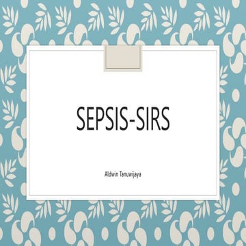 Sepsis dan SIRS | PPTX
