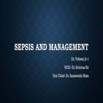 Sepsis Management harrison based ppt.pptx