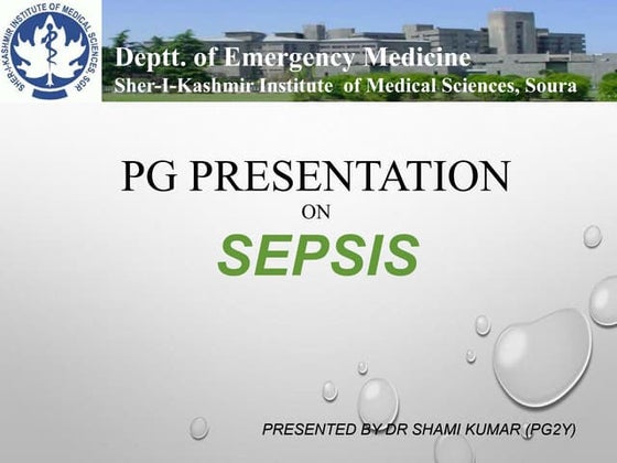 Sepsis for nurses | PPTX