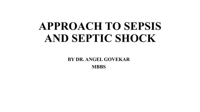 Septicemia | PPTX