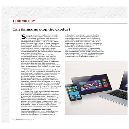 Samsung Electronics Strategy & Business Model | PPTX