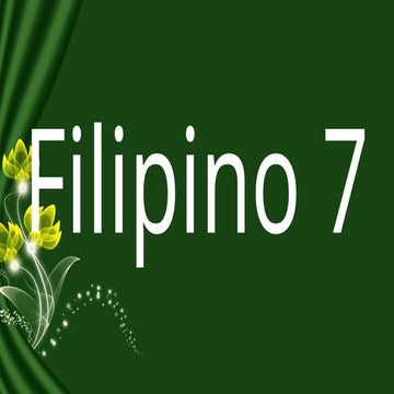 ang pinagmulan ng araw, bituin at buwan filipino 7 | PPTX