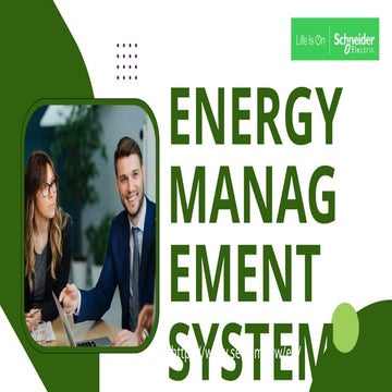 Energy Management | Schneider Electric Thailand | PPTX