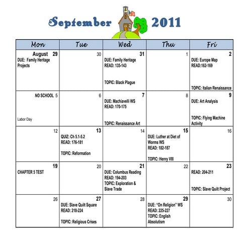 May 2011 Calendar - World History | PDF
