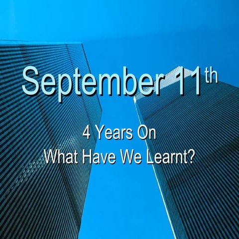 September 11th Assembly | PPT