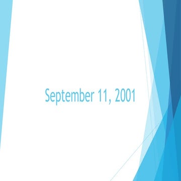 September 11, 2001 | PPT