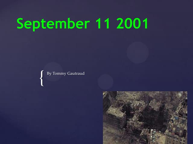 9/11 PowerPoint | PPTX