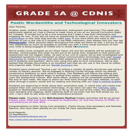 September 17 | PDF | Educational Assessment | Education