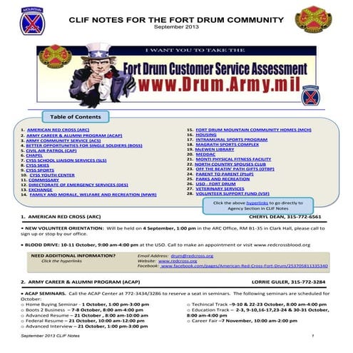 AFTB Level 1 (Army Family Team Building) | PDF