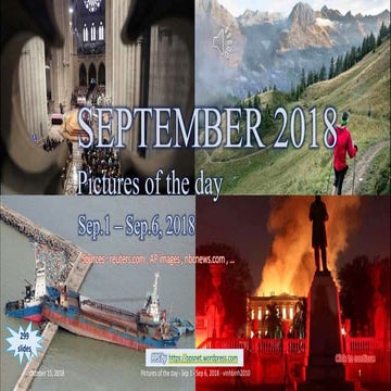 SEPTEMBER 2018 - Pictures of the day - Sept.1 - Sept. 6, 2018 | PPT