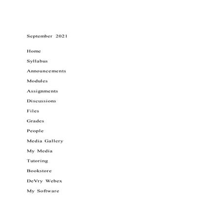 September 2021 homesyllabusannouncementsmodules | PDF
