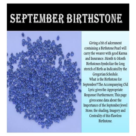 "September Birthstone: The Timeless Beauty and Power of Sapphire" | PPT