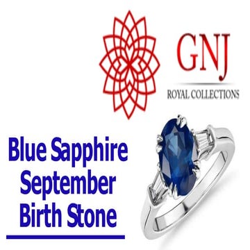 Birthstone of september month | PPTX