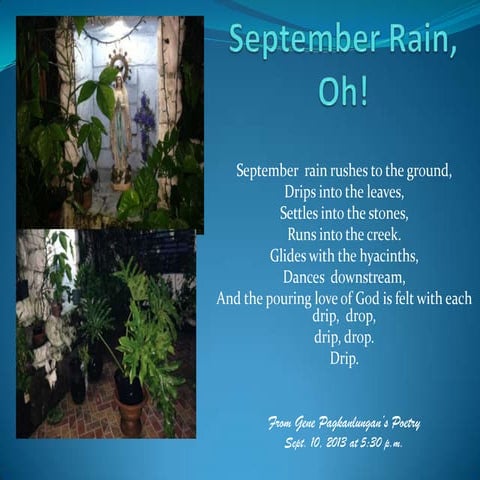 September Rain, Oh! | PPT