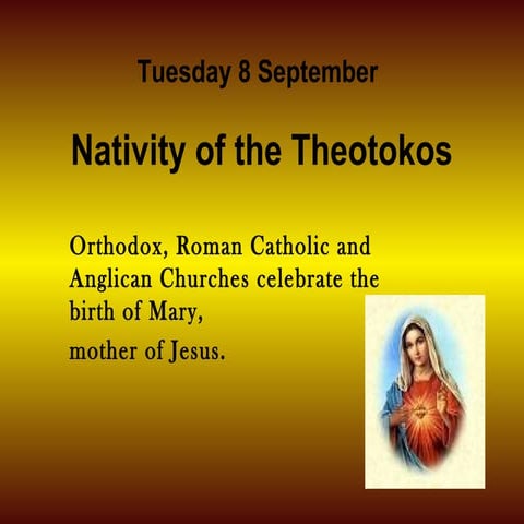September religious events | PPT