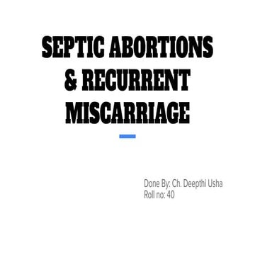 SEPTIC ABORTIONS ?& RECURRENT MISCARRIAGE.pdf