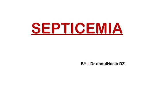 Sepsis | PPTX