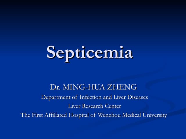 Sepsis | PPTX