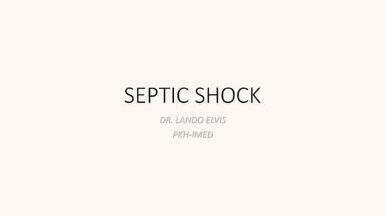 Sepsis | PPTX