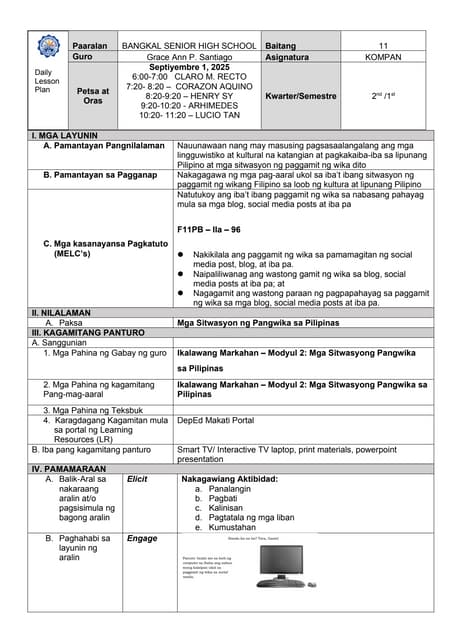 gamit ng wika sa social media KOMUNIKASYON AT PANANALIKSIK SA WIKA AT KULTURANG PILIPINO.pptx