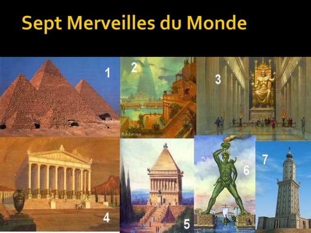Sept merveilles du monde | PPTX