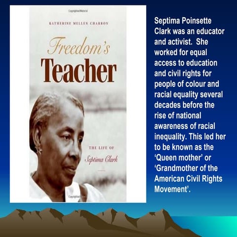 Septima Clark - Dr.B Belton | PPT