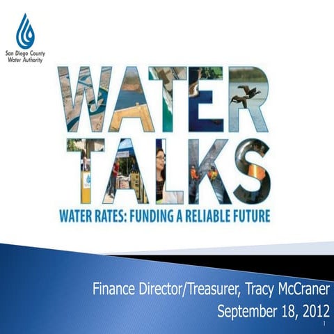 Water Talks: Emergency Storage Project | PDF