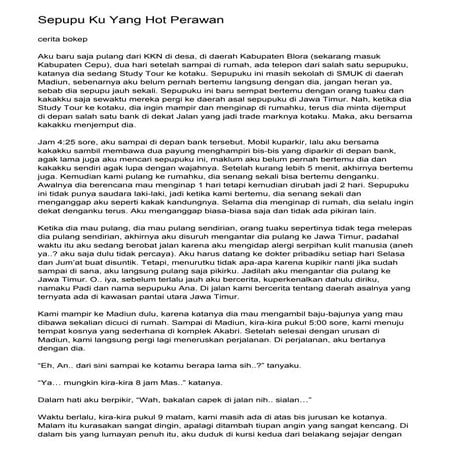 Sepupu Ku Yang Hot Perawan | PDF