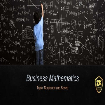 Sequence and Series | PPT