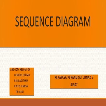 Sequence diagram | PPTX