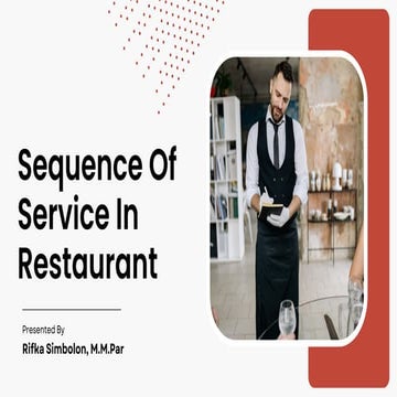 Sequence Of Service In Restaurant.pdf