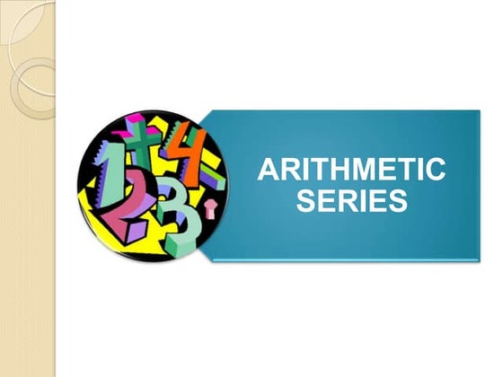 Arithmetic sequence | PPTX