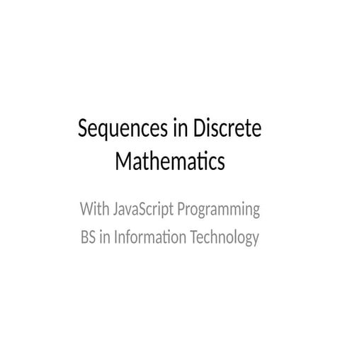 Sequences in Discrete Mathematics@@.pptx