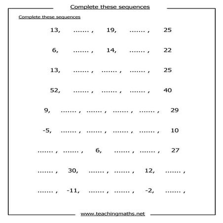 Sequence starter | PDF