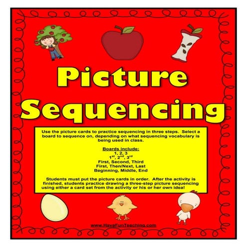 Sequencing pictures-activity | PDF