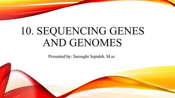 THIRD GEN SEQUENCING.pptx | Genetics | Science