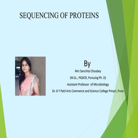 Sequencing of protein ppts | PPTX