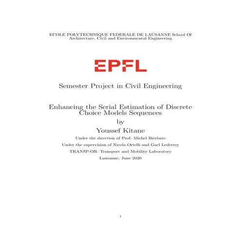Sequential Estimation Of Discrete Choice Models Pdf
