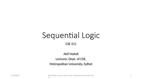 Introduction to Sequential. circuit.pptx