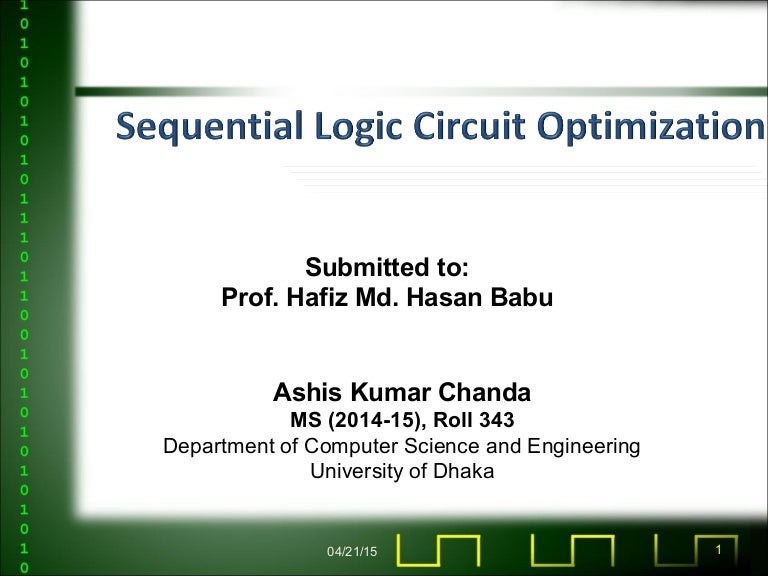 Sequential Logic Circuit Optimization