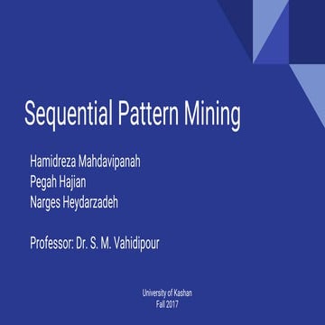 Sequential Pattern Mining And Gsp Pdf Databases Computer Software 3829