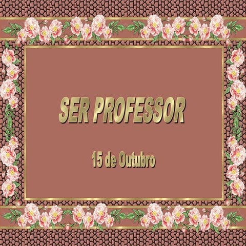 Ser professor... | PPS