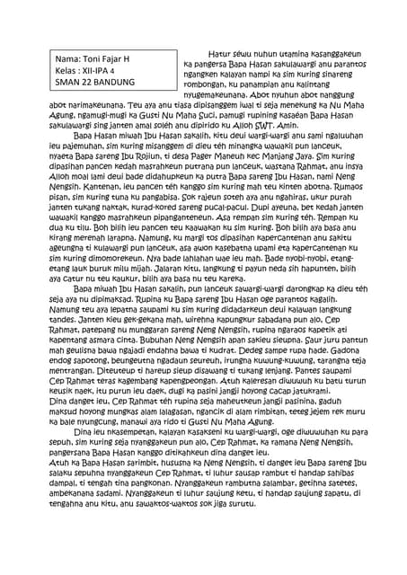 Serah tarima panganten | PDF