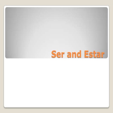 Ser and estar ftkizziah | PPTX