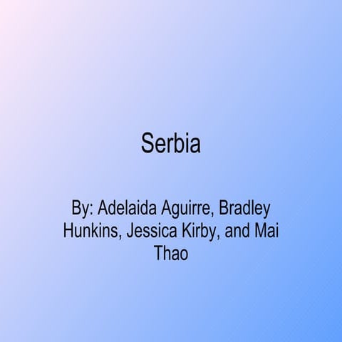 Serbia | PPT