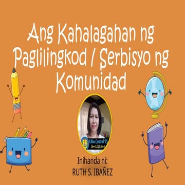 AP Grade2: Ang kahalagahan ng Paglilingkod/Serbisyo ng Komunidad | PPTX