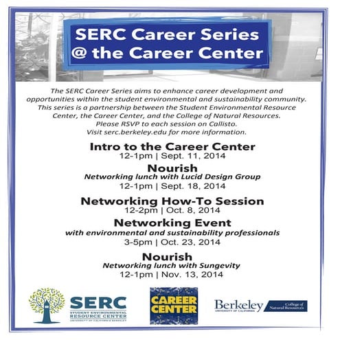 SERC Career Series Fall 2014 | PDF