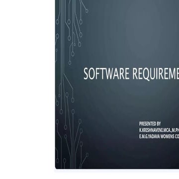 Software Requirements in Software engineering | PPT